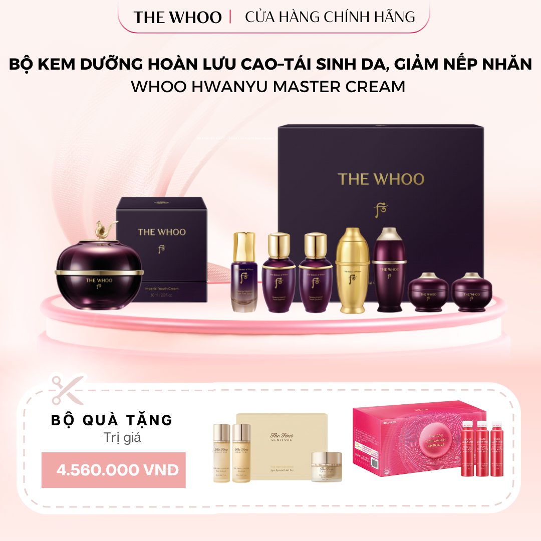 Bộ Dưỡng Da Hoàn Lưu Cao Whoo Hwanyu Imperial Youth Master Cream- Trẻ ...